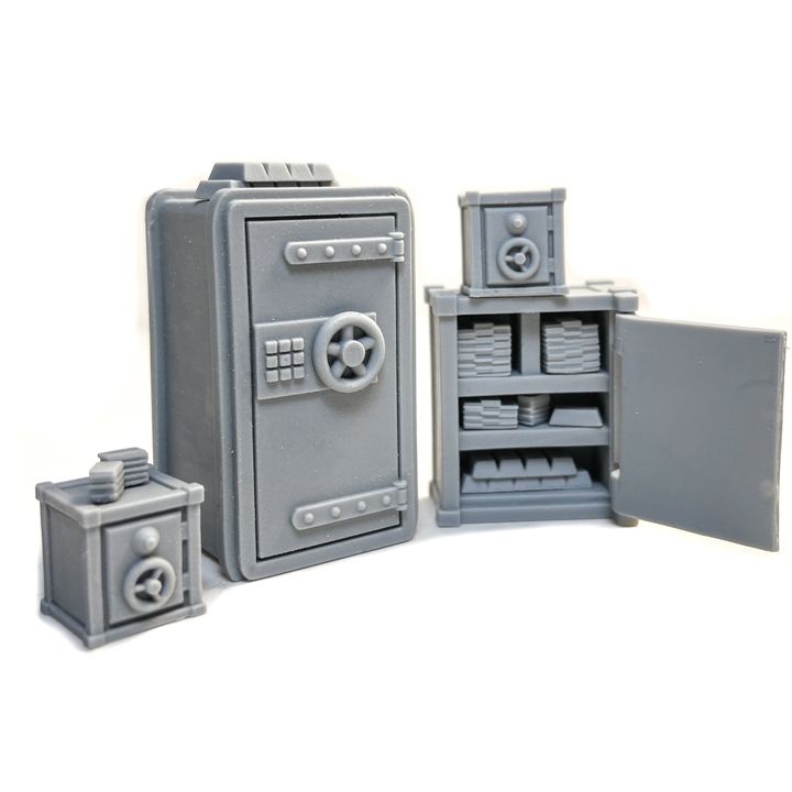 3D Printable Bank safes by Tiny Furniture