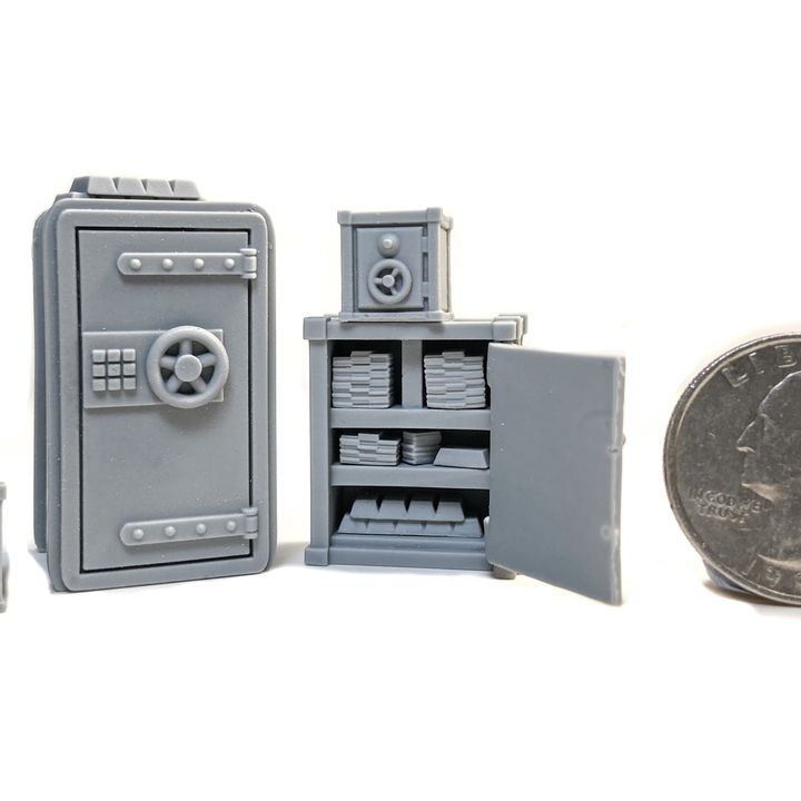 3D Printable Bank safes by Tiny Furniture