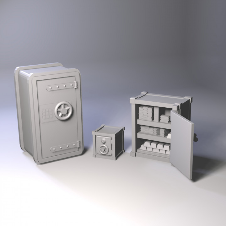 3D Printable Bank safes by Tiny Furniture