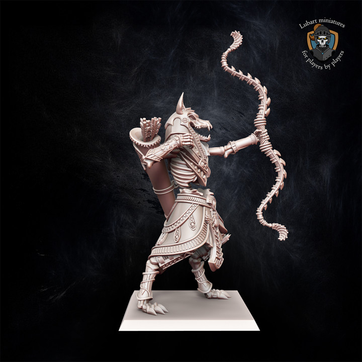 3D Printable Colossus with bow by Lubart Miniatures