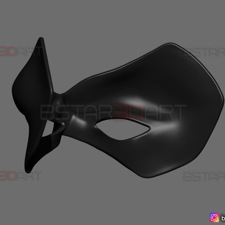 3D Printable Secret Eyes Mask by 3DpropsDesigns