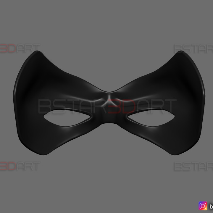 3D Printable Secret Eyes Mask by 3DpropsDesigns