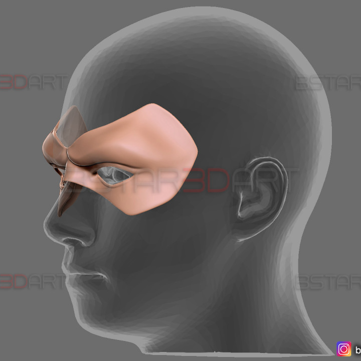 3D Printable Secret Eyes Mask by 3DpropsDesigns