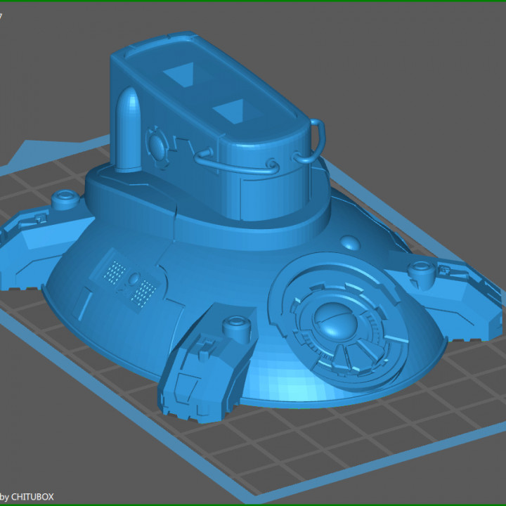 3D Printable AlIEN CONTROL TOWER by AZULBLUE