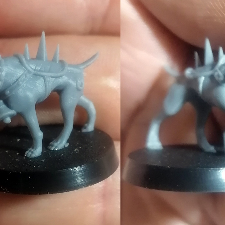 3D Printable HALFLING'S CHIHUA-HUARG (ANGRY) by Ezipion Digital Store