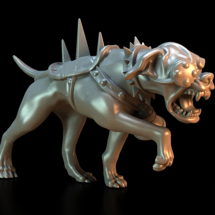 3D Printable HALFLING'S CHIHUA-HUARG (ANGRY) by Ezipion Digital Store