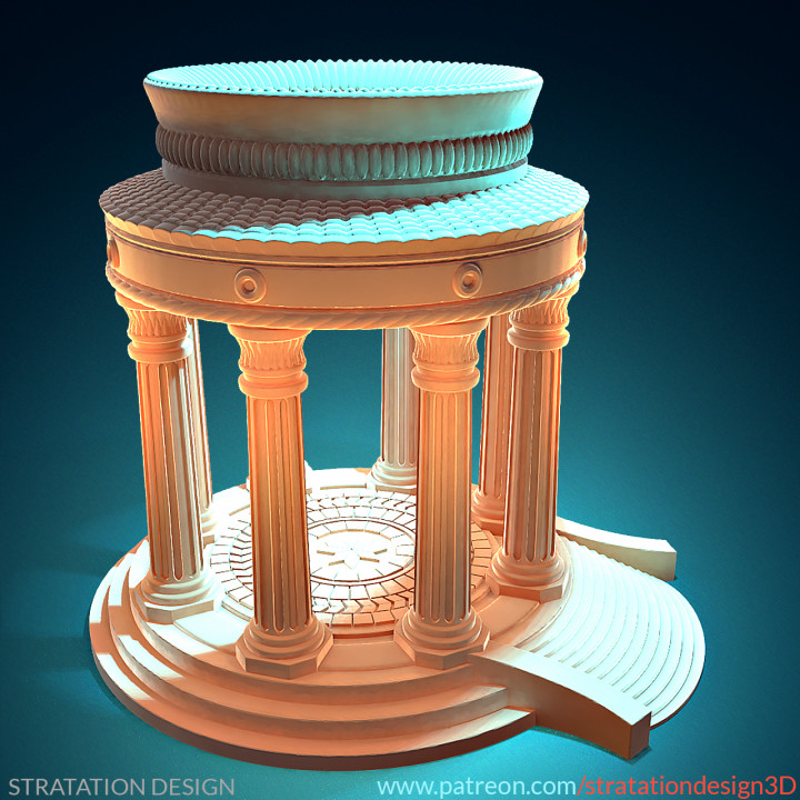 3D Printable Greek Oracle by Stratation Design