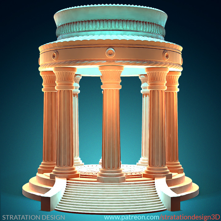 3D Printable Greek Oracle by Stratation Design