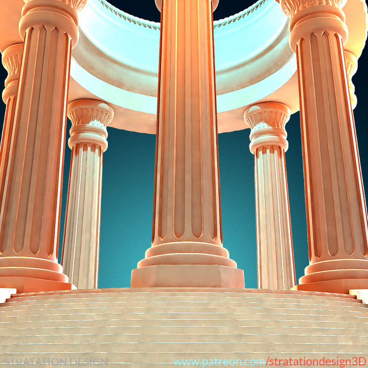 3D Printable Greek Oracle by Stratation Design