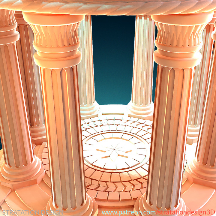 3D Printable Greek Oracle by Stratation Design