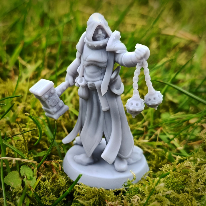 3D Printable Cleric by Galaad Miniatures