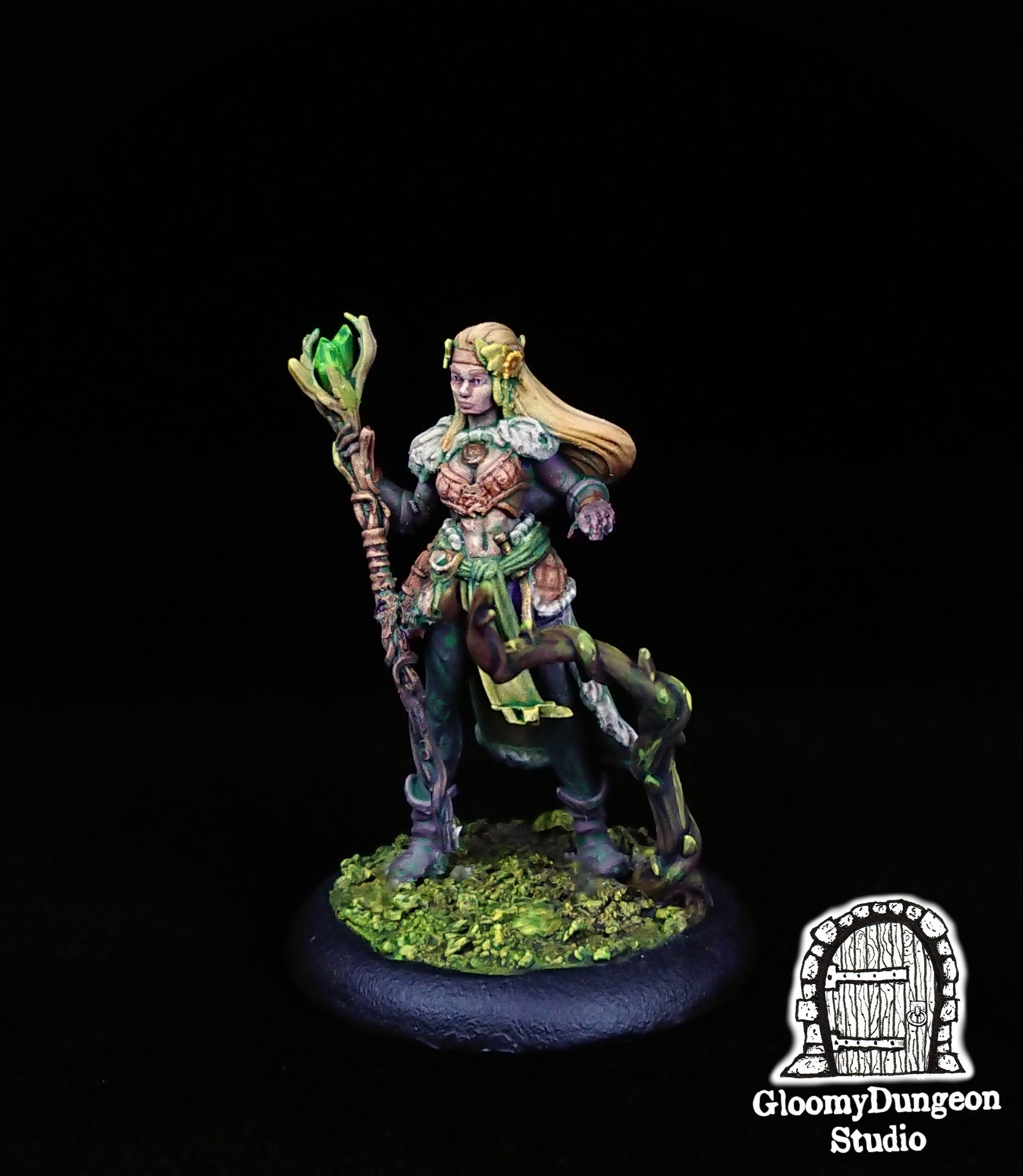 3D Printable Triss - Druid Female by Galaad Miniatures