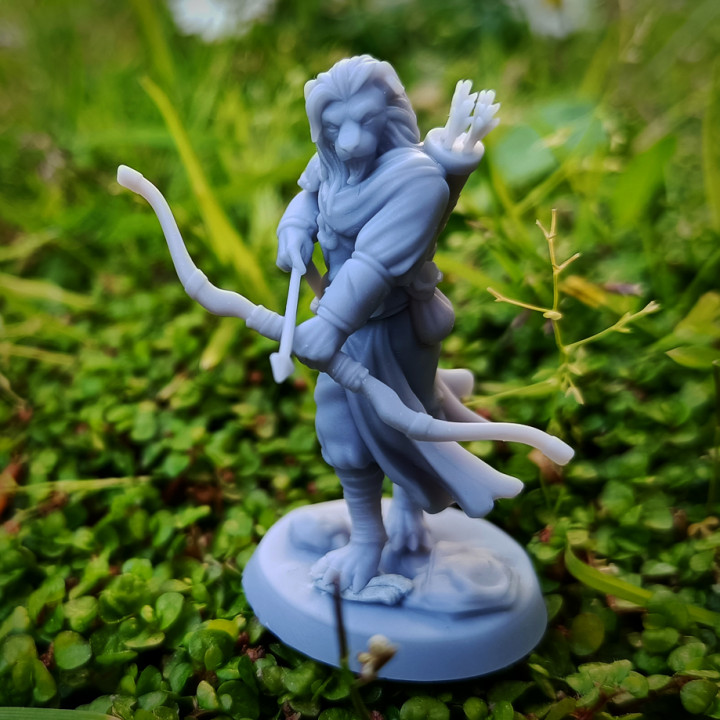 3D Printable Leonin Ranger by Galaad Miniatures