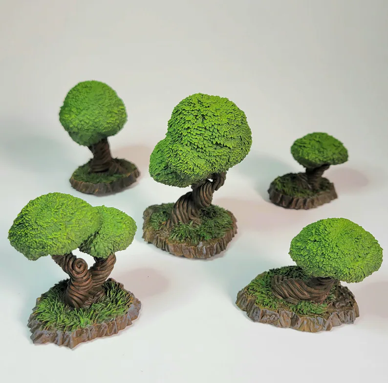 3D Printable MAJESTIC ENCHANTED TREES by Fantastic Plants And Rocks