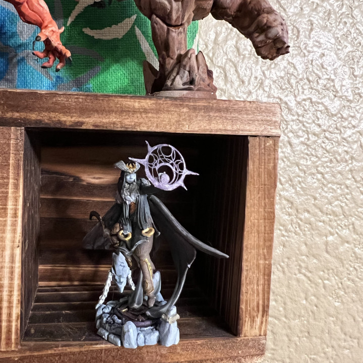 3D Print of Acharya, Noctuoidea Moth Mage (Pre-Supported) by Thoendithas