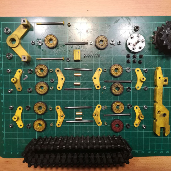 3D Printable rc mattracks by chimeraa scale rc parts