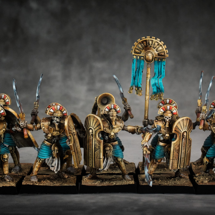 3D Print of Mummified Royal Guard by SurfaceTension