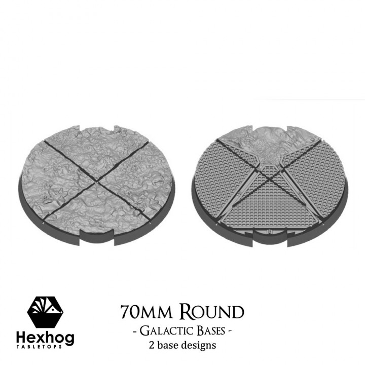 3D Printable Hexhog Tabletops: Grimdark and Galactic Bases by Hexhog ...
