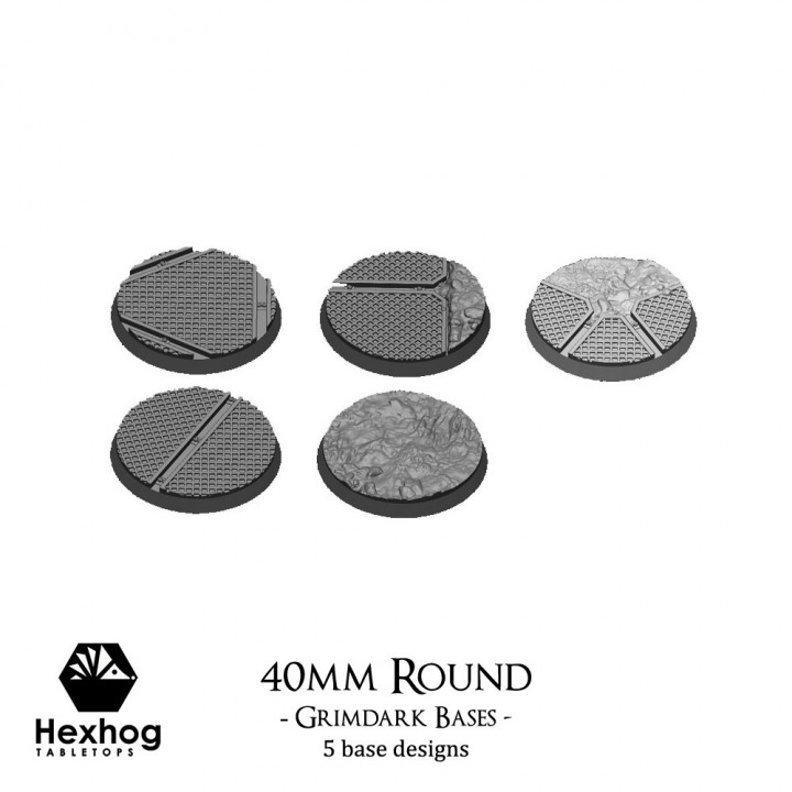 3D Printable Hexhog Tabletops: Grimdark and Galactic Bases by Hexhog ...