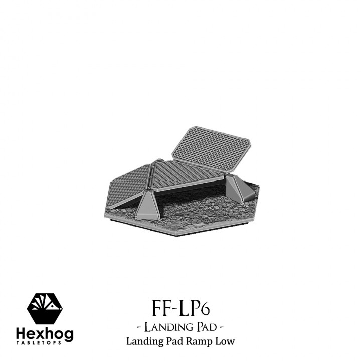 3D Printable Hexhog Tabletops: Landing Pad by Hexhog Tabletops