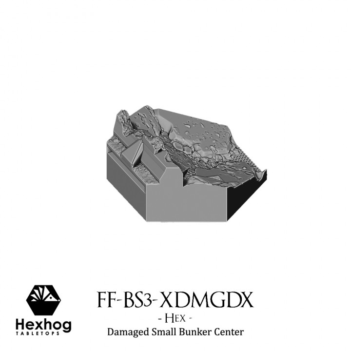 3D Printable Hexhog Tabletops: Damaged Trenches-FF Expansion ...