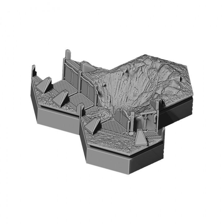 3D Printable Hexhog Tabletops: Damaged Trenches-FF Expansion ...