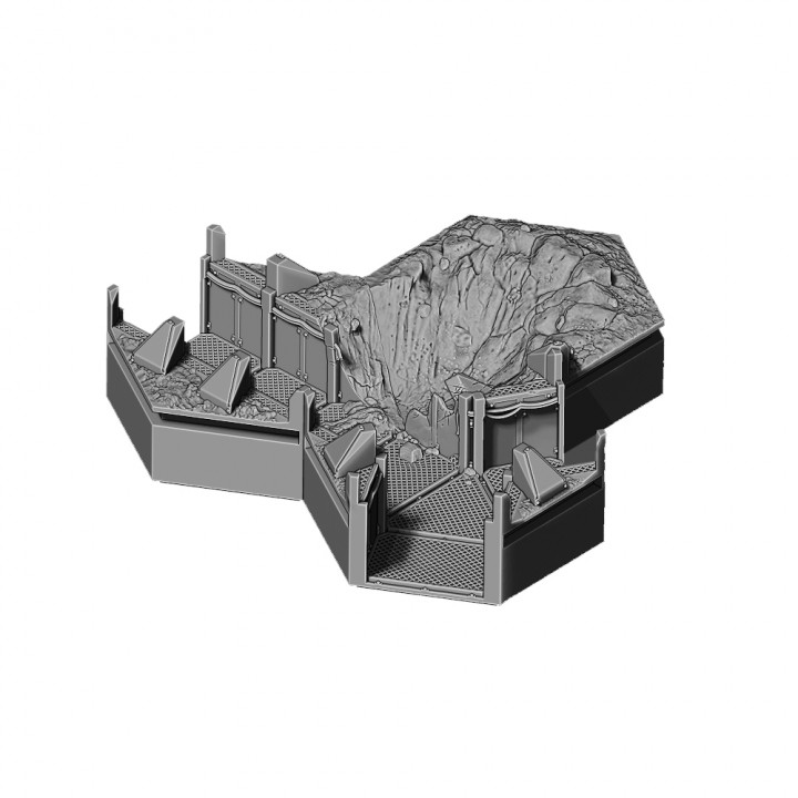 3D Printable Hexhog Tabletops: Damaged Trenches-FF Expansion ...