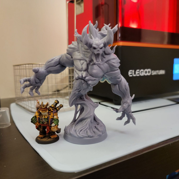 3D Printable Elemental (Fire) by Bite the Bullet