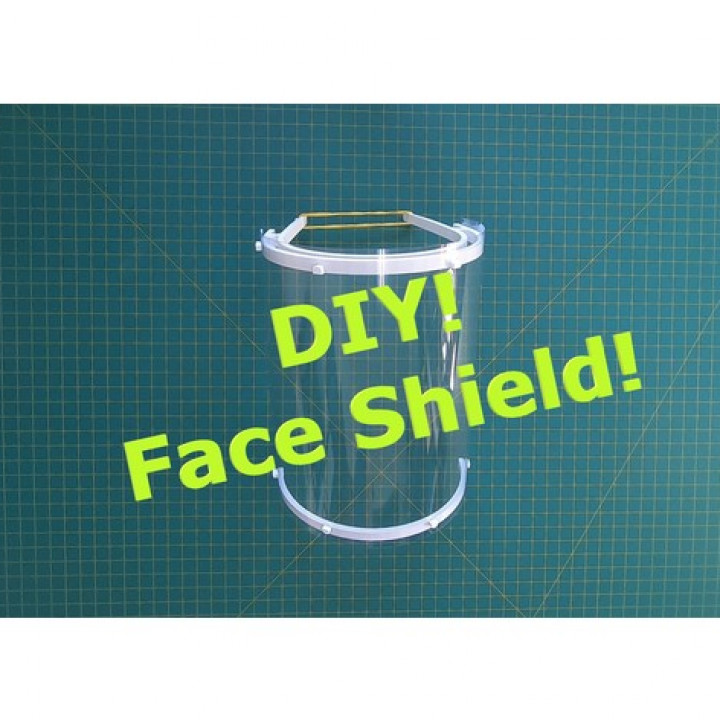 3D Printable Face Shield by Flavio Hendrikx
