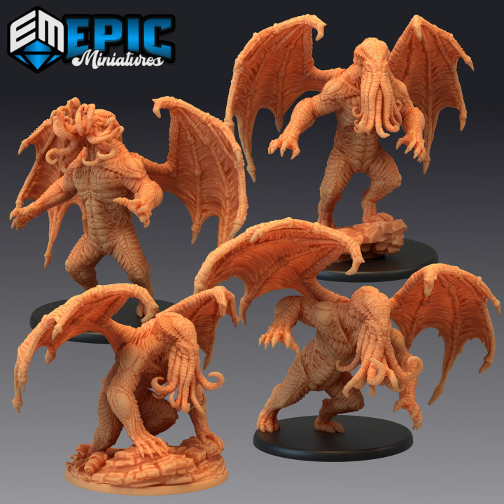 3D Printable Star Spawn Set / Cthulhu Minion / Underwater Cthulhi ...