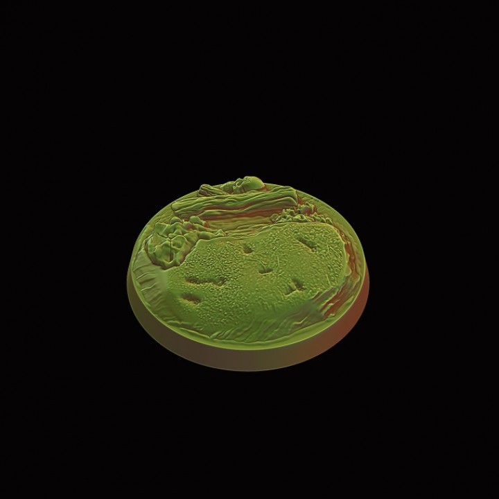 3D Printable Swamp Bases (15 stl files) by Admiral Apocalypse