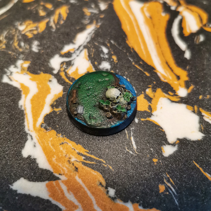 3D Printable Swamp Bases (15 stl files) by Admiral Apocalypse