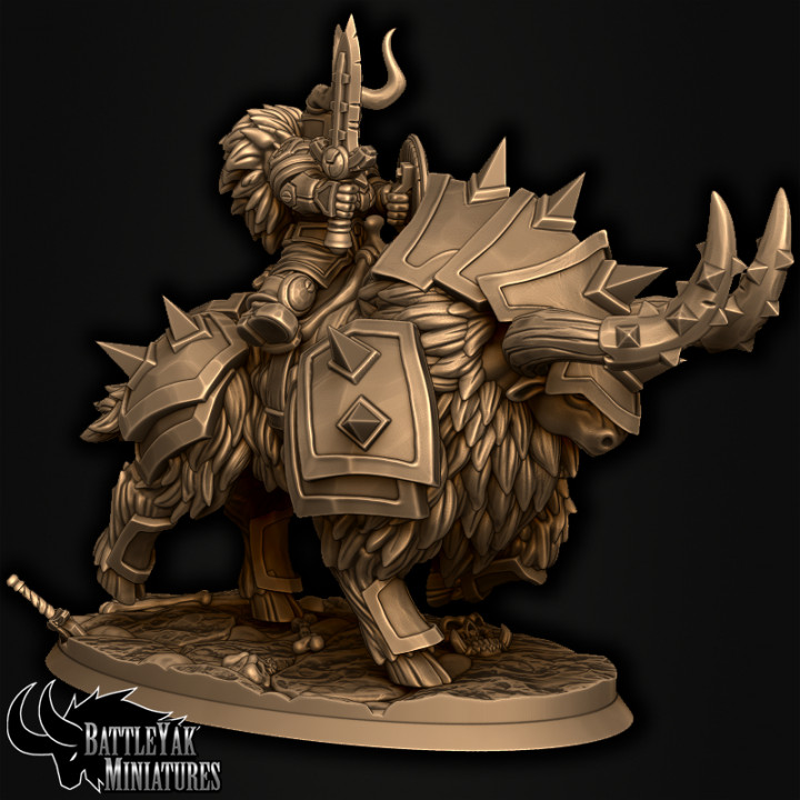 3D Printable Frostforge Shield-Maiden Pack by Battle Yak Miniatures