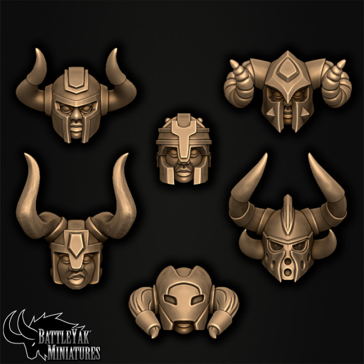 3D Printable Frostforge Shield-Maiden Pack by Battle Yak Miniatures