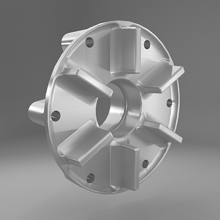 3D Printable HUB by IndiaCADworks