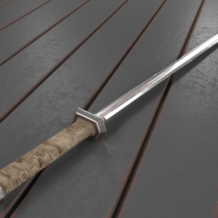 3D Printable Sword model by IndiaCADworks