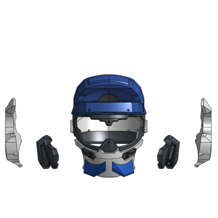 3D Printable Grenadier Helmet - Jorge's Helmet - Halo: Reach by Aguilar ...