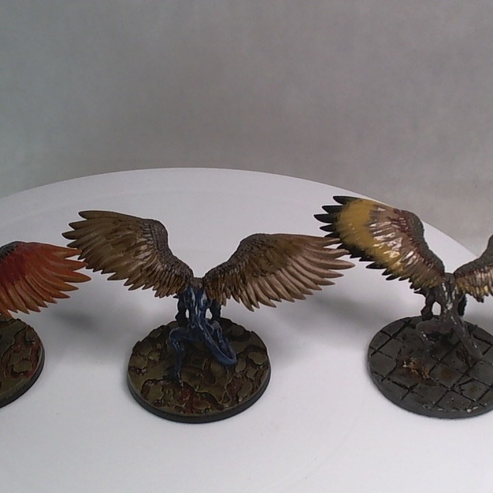 3D Print of Vrock - Tabletop Miniature (Pre-Supported) by vGormless