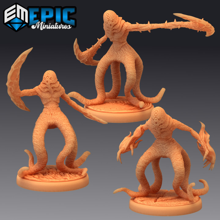 3D Printable Shoggoth Set / Formless Mutation / Underwater Creature ...