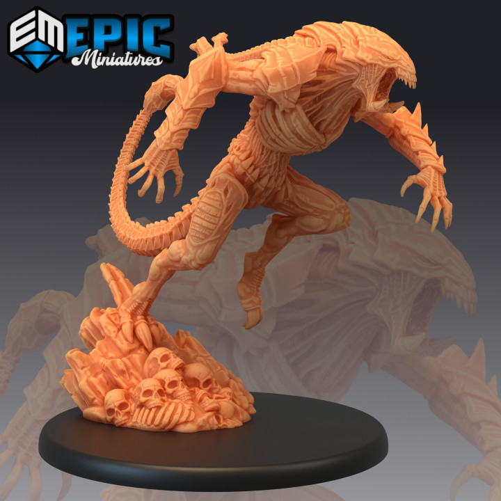 3D Printable Alien Beast Set / Extraterrestrial Tentacle Creature ...