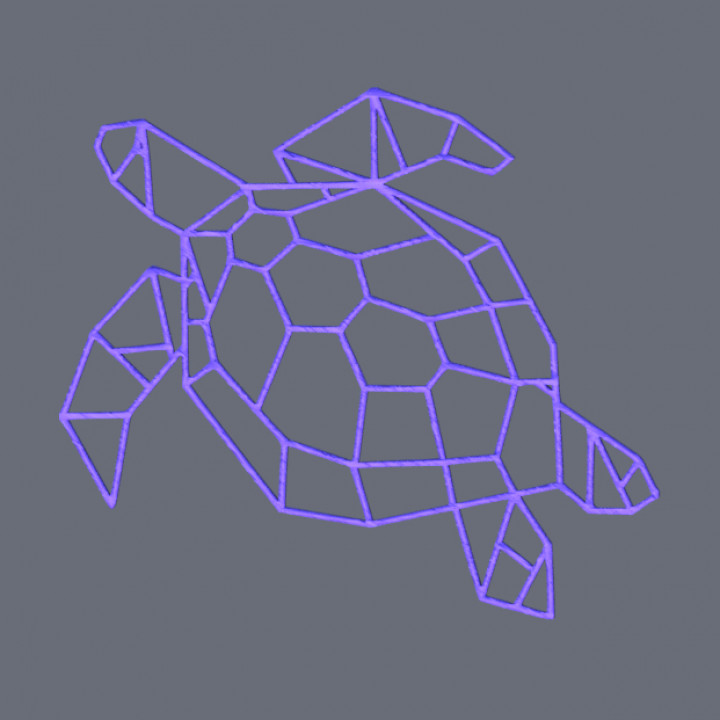 3D Printable Tortoise geometric by Idea Lab