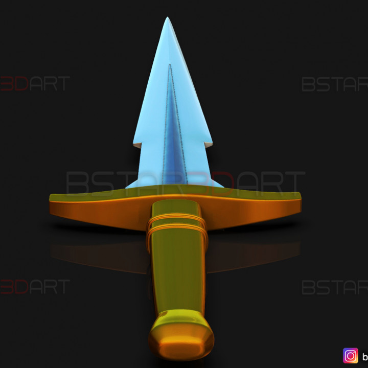 3D Printable Blades weapon - Dagger 2 versions by 3DpropsDesigns