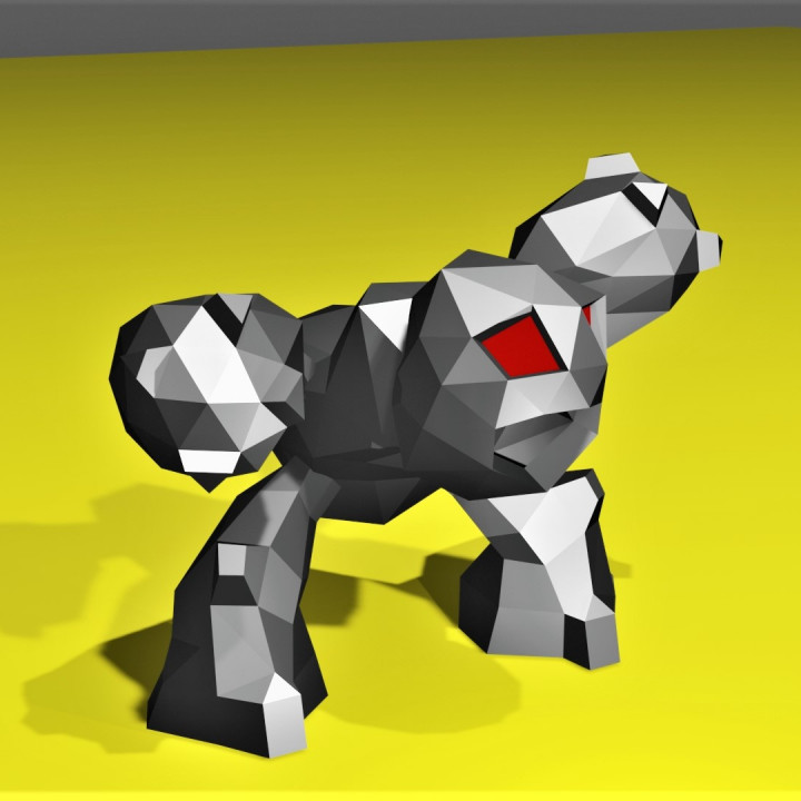 3D Printable ROCK GOLEM (MINI) by Eric Rubeck