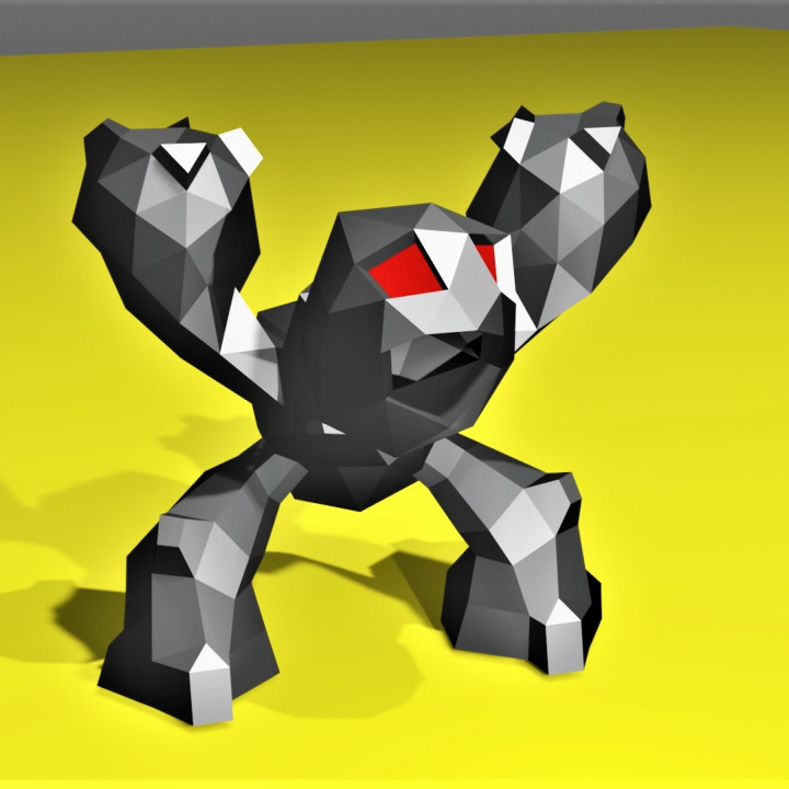 3D Printable ROCK GOLEM (MINI) by Eric Rubeck