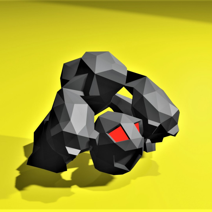 3D Printable ROCK GOLEM (MINI) by Eric Rubeck