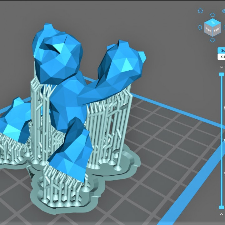 3D Printable ROCK GOLEM (MINI) by Eric Rubeck