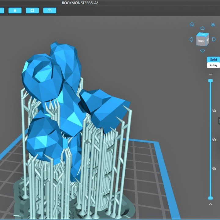 3D Printable ROCK GOLEM (MINI) by Eric Rubeck