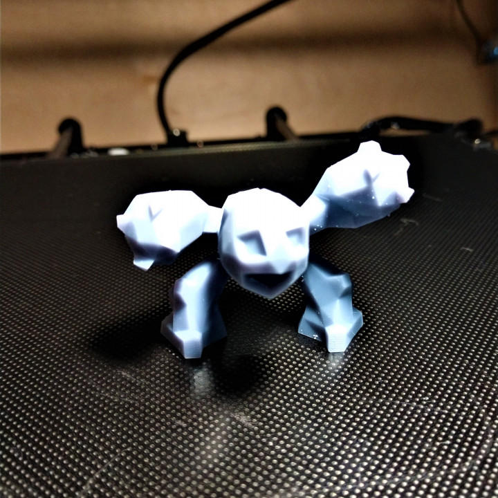 3D Printable ROCK GOLEM (MINI) by Eric Rubeck