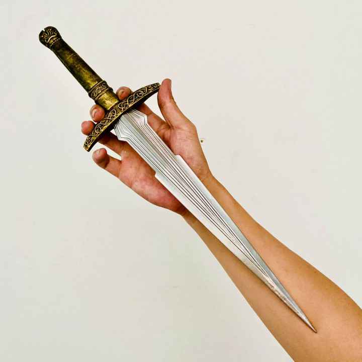 3D Print of Blades weapon - Loki Dagger pattern version by 3DpropsDesigns