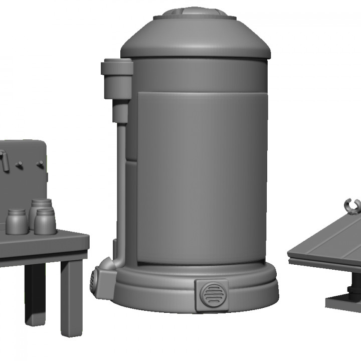 3D Printable The Creators Lab Props by Sarks Foundry